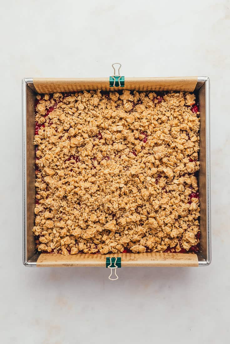 Raspberry Crumble Bars - A Classic Twist
