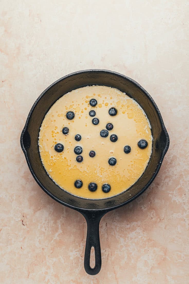 Blueberry Dutch Baby Pancake - A Classic Twist