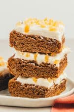 Frosted Gingerbread Bars - A Classic Twist