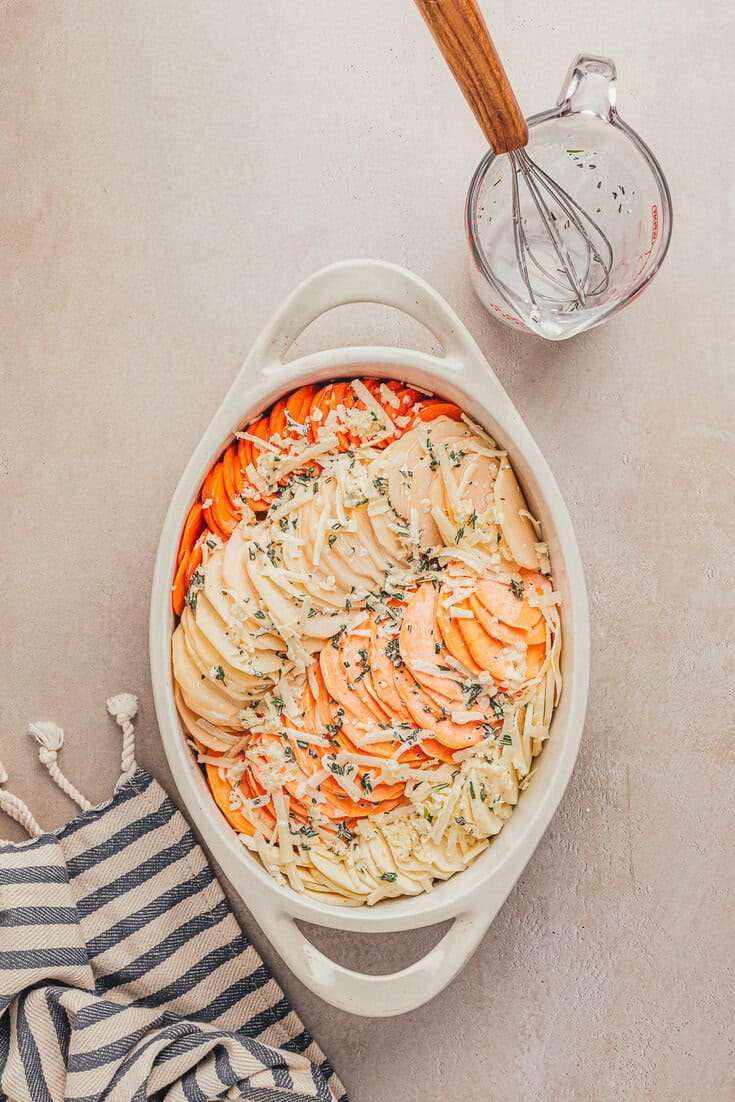 Root Vegetable Gratin - A Classic Twist