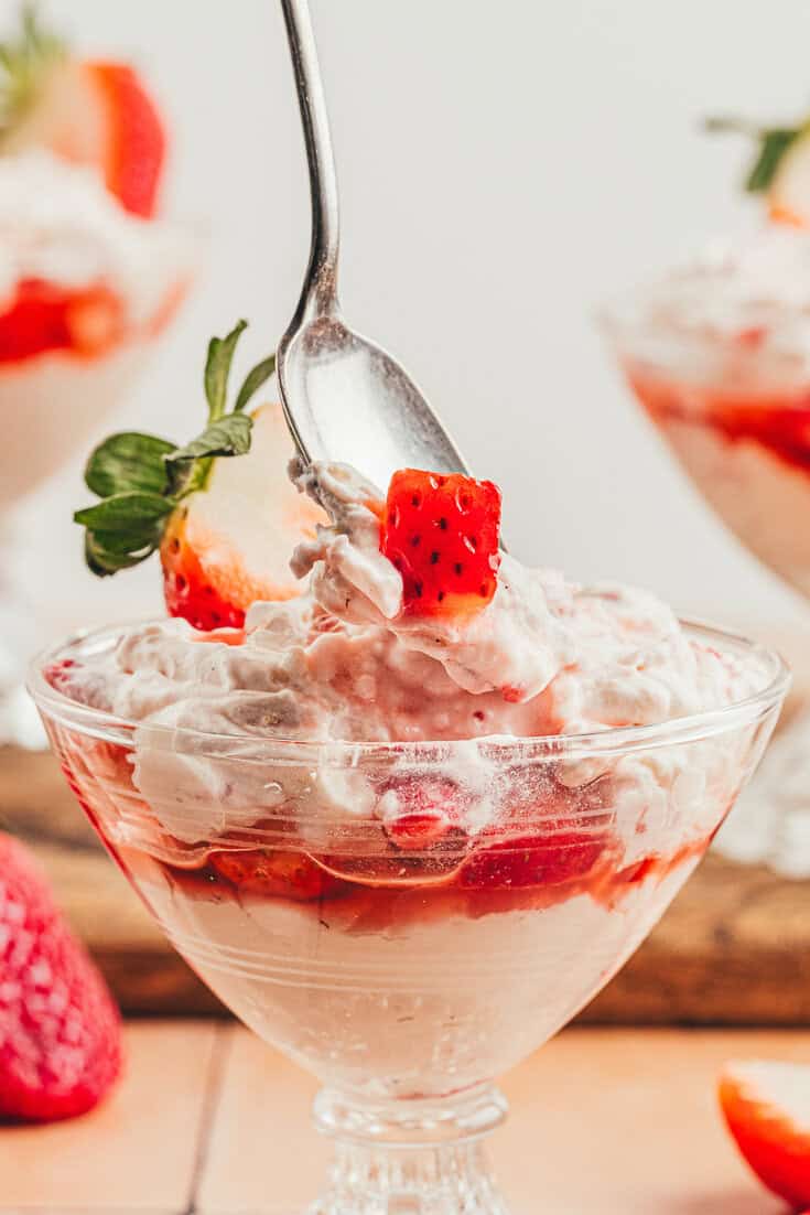 Strawberry Fool with Mascarpone - A Classic Twist