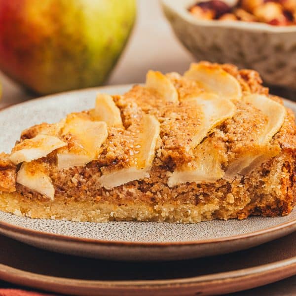 Hazelnut Frangipane Pear Tart - A Classic Twist
